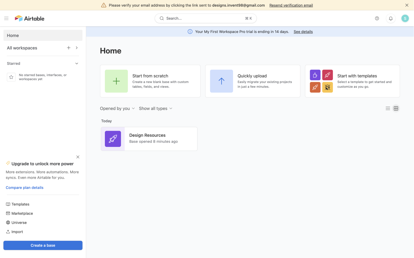 Airtable | UI, UX Design | SaaS | Application Design | saas ui